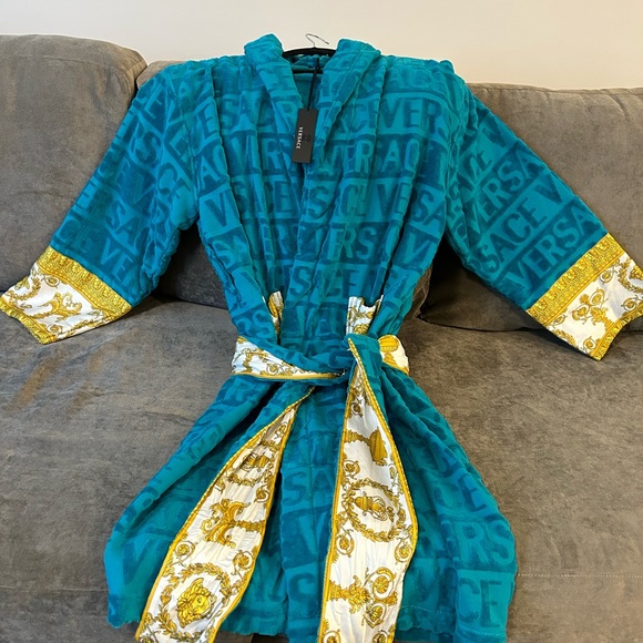 Intimates & Sleepwear | Blue Versace Robe | Poshmark